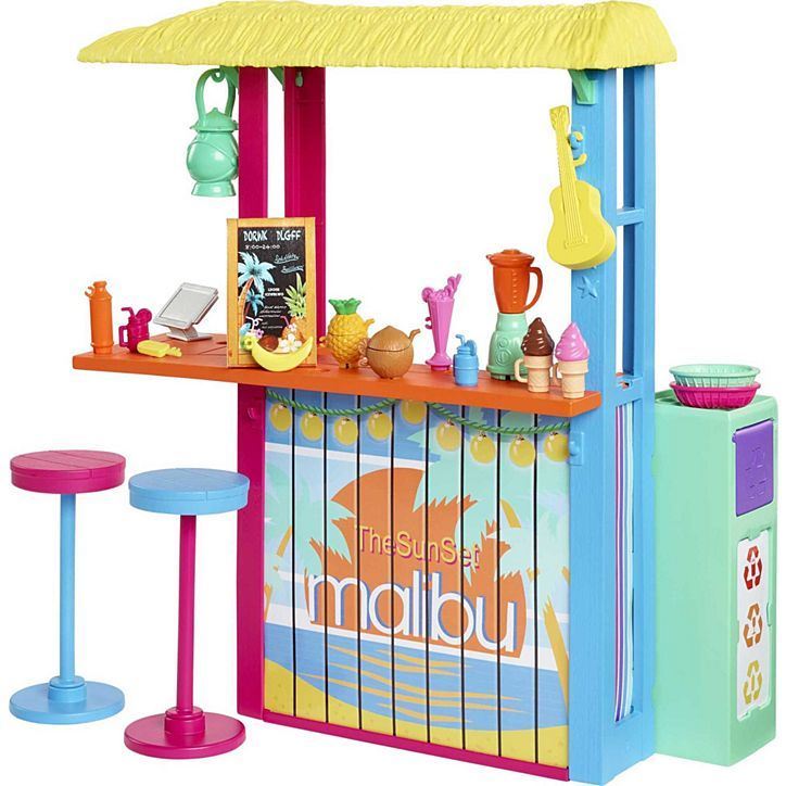 Barbie Cabana de Praia - Mattel - Button Shop